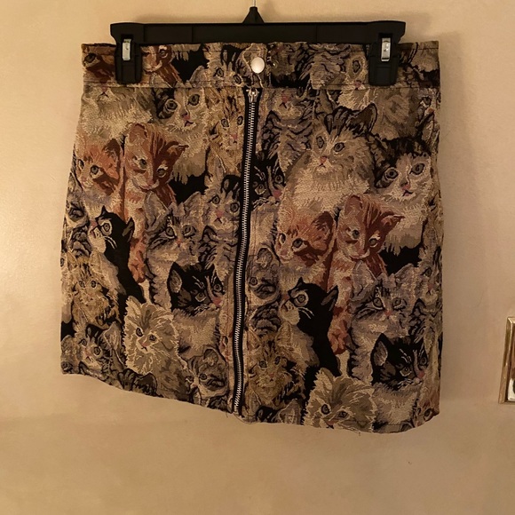 Skirts | Cat Tapestry Skirt | Poshmark
